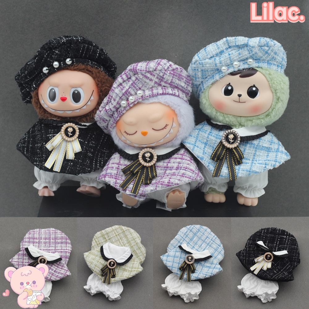 LIILACC Labubu Cape กระโปรง, เปลี่ยนชุดตุ๊กตา DIY, มินิหลายสไตล์ Hand ...