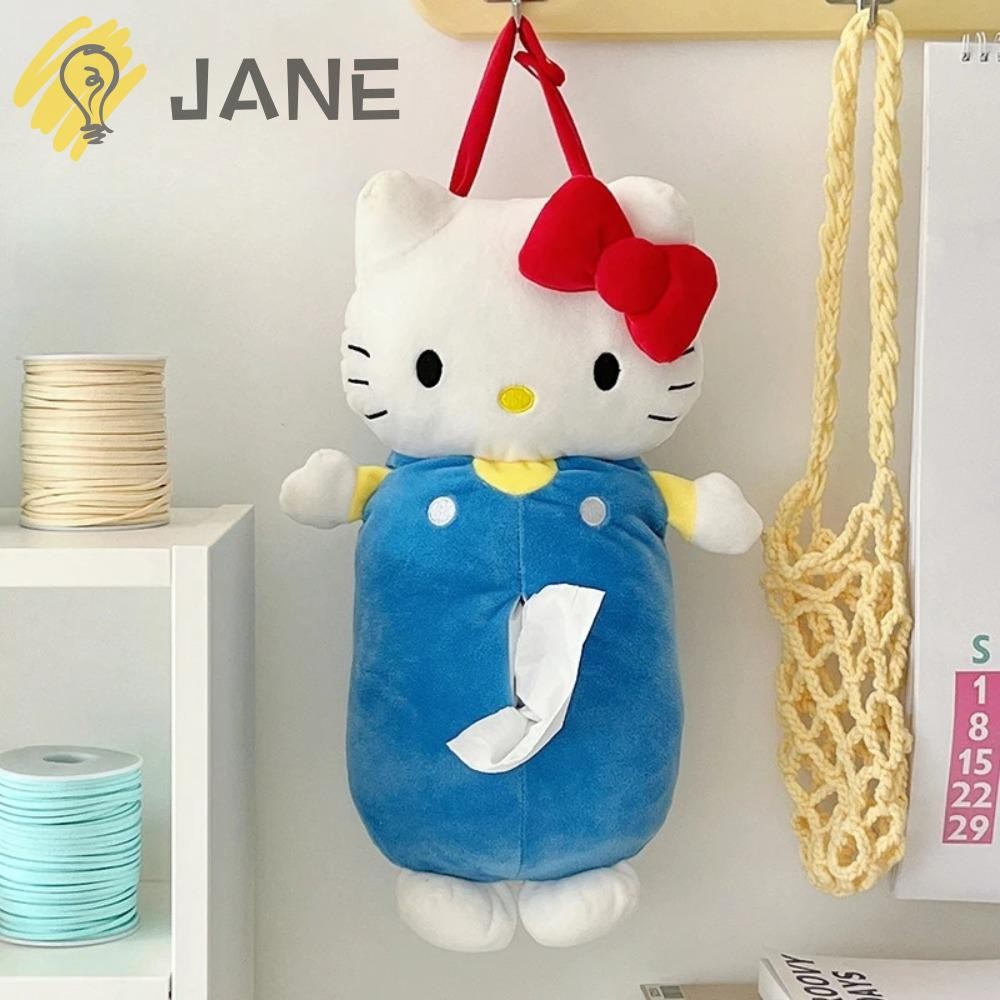 JANE Hello Kitty Tissue Cover, Storage Anime Hello Kitty Tissue Box ...