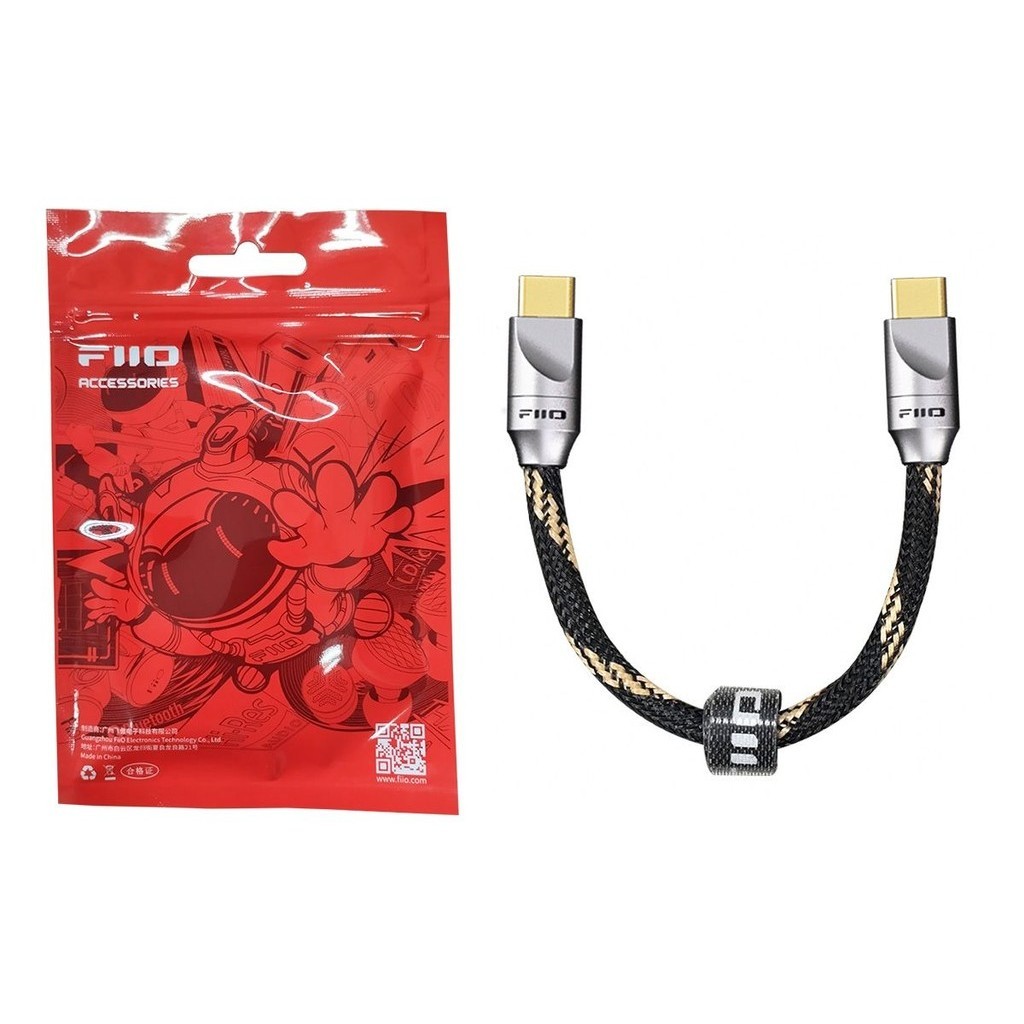 FiiO LT-TC5S USB Type-C to Type-C Digital Audio Cable (10cm) - Fast ...