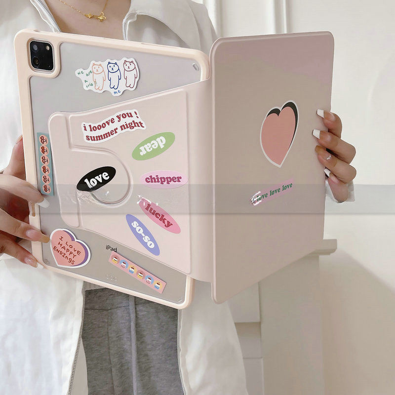 Samsung Tab Case Flip Shell S6 Lite/S7/S8/S9/A9+/S9+Shell การหมุน 360 ...