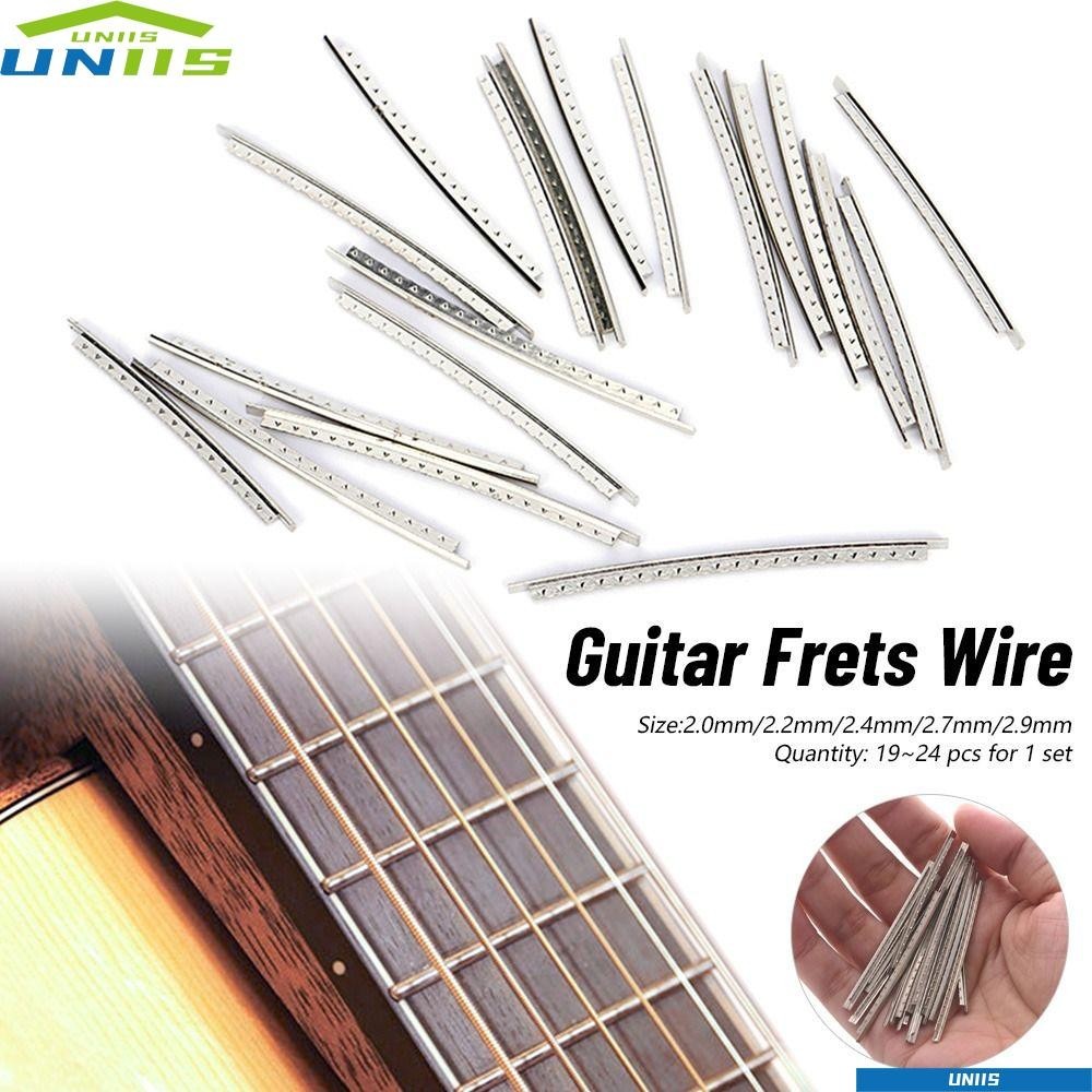 Uniis Guitar Frets Wire Silver Parts Guitar Tasting Silk | Shopee Thailand