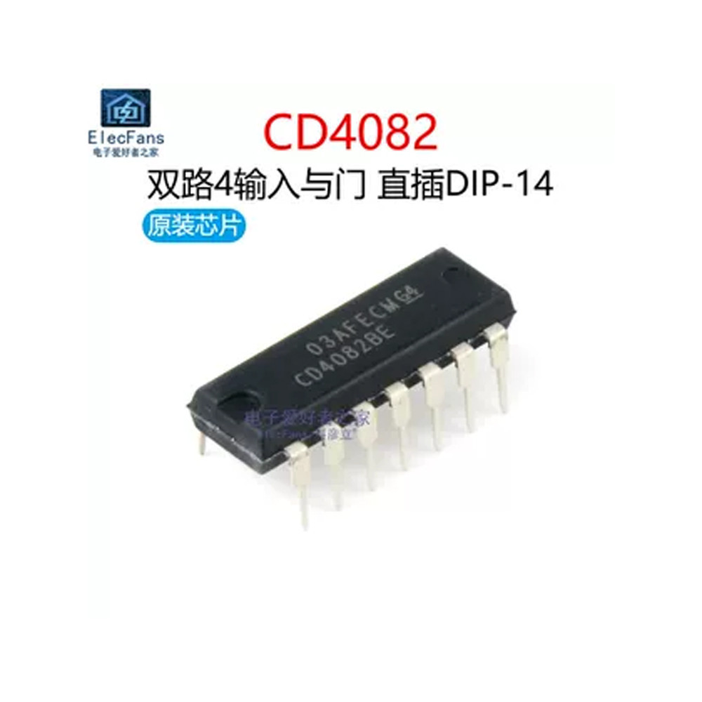 Original CD4082BE Dual Channel 4 อินพุตและประตู In-Line DIP-14 Logic IC ชิป CD4082BE | Shopee ...