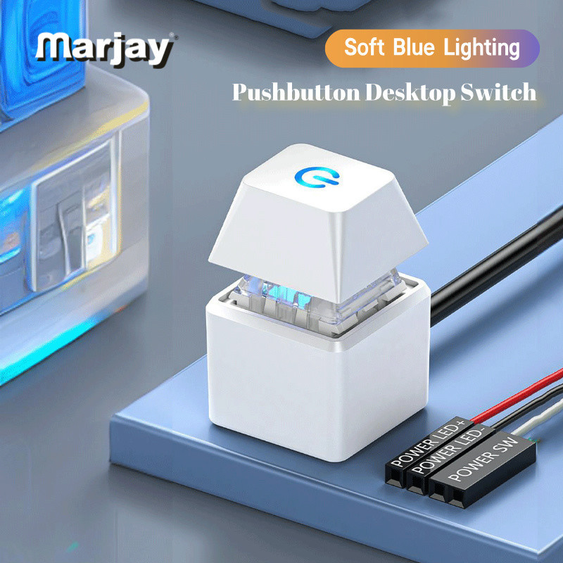 Marjay คอมพิวเตอร์เดสก์ท็อป switсh เปิด/ปิดรีเซ็ตฮาร์ดดิสก์ push รอบ ...