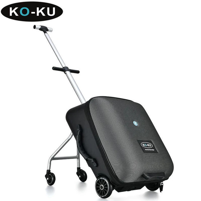 Ko-ku กระเป๋าเดินทาง เด็กสามารถนั่งและขี่ได้ รถเข็นเคลื่อนย้าย 20 ...