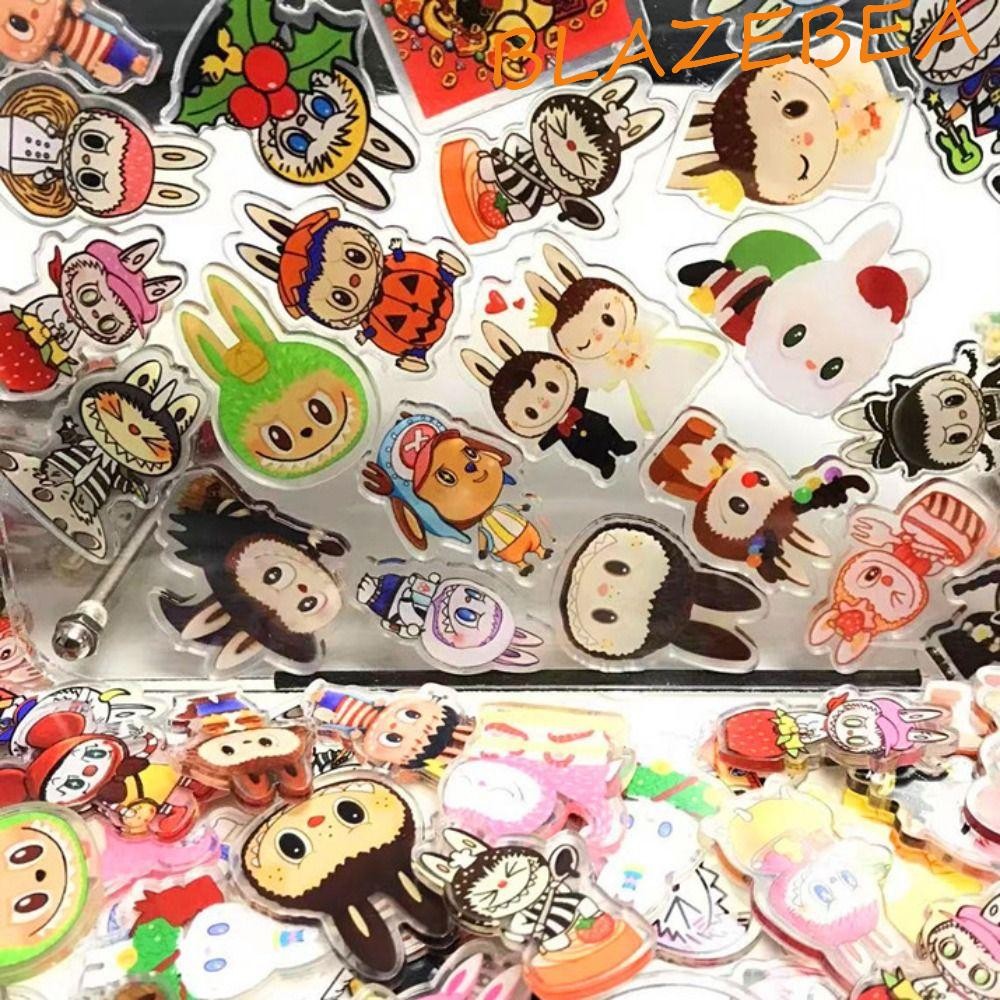 Blazebea 500 กรัม/แพ็ค Labubu อะคริลิค Patch, การ์ตูน DIY Labubu ...