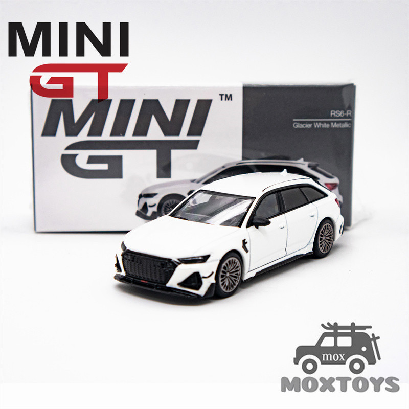 Mini GT 1:64 Audi ABT RS6-R Glacier White Metallic LHD รถโมเดลDiecast ...