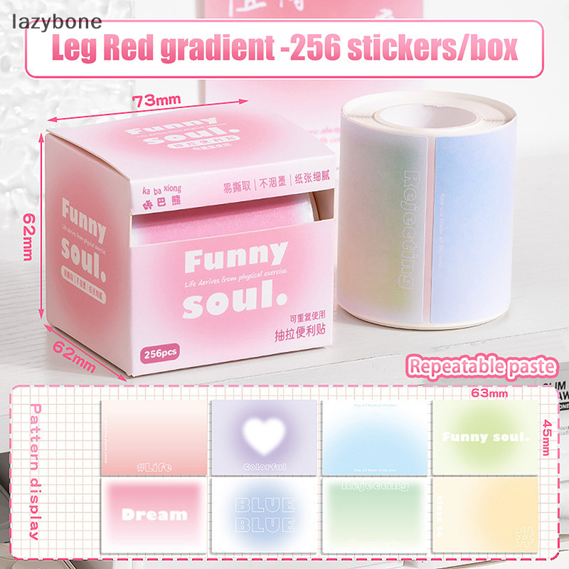 {LZ} 256แผ่น Kawaii Kapibala Sticky Notes Creative Pull-out Tearable ...