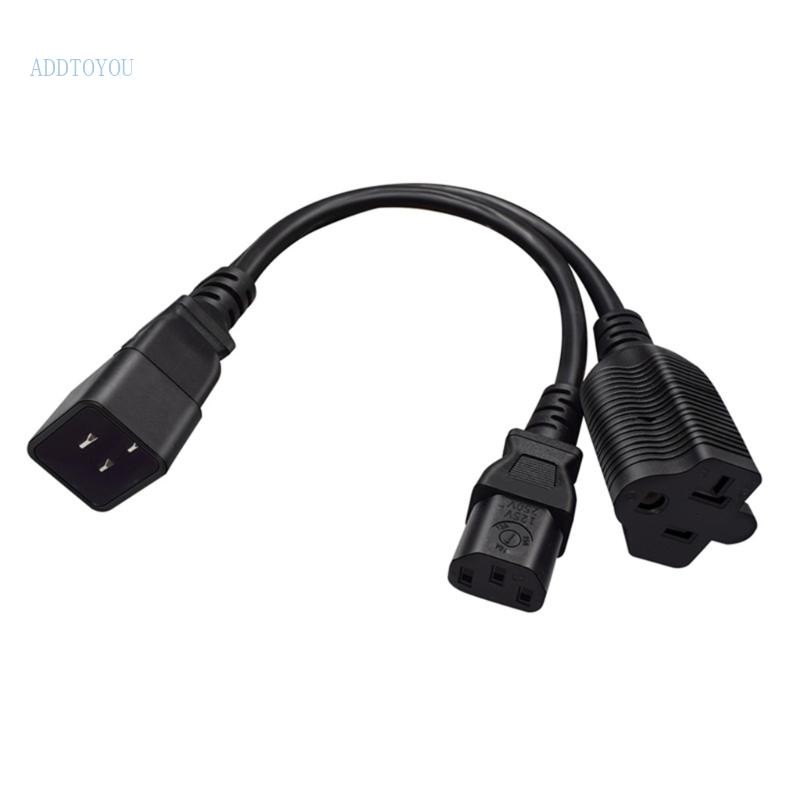 3C Multiuse ปลั๊กไฟฟ้าอะแดปเตอร์ C20 ถึง C13 5 20R สายแบบยืดหยุ่นสายไฟ ...