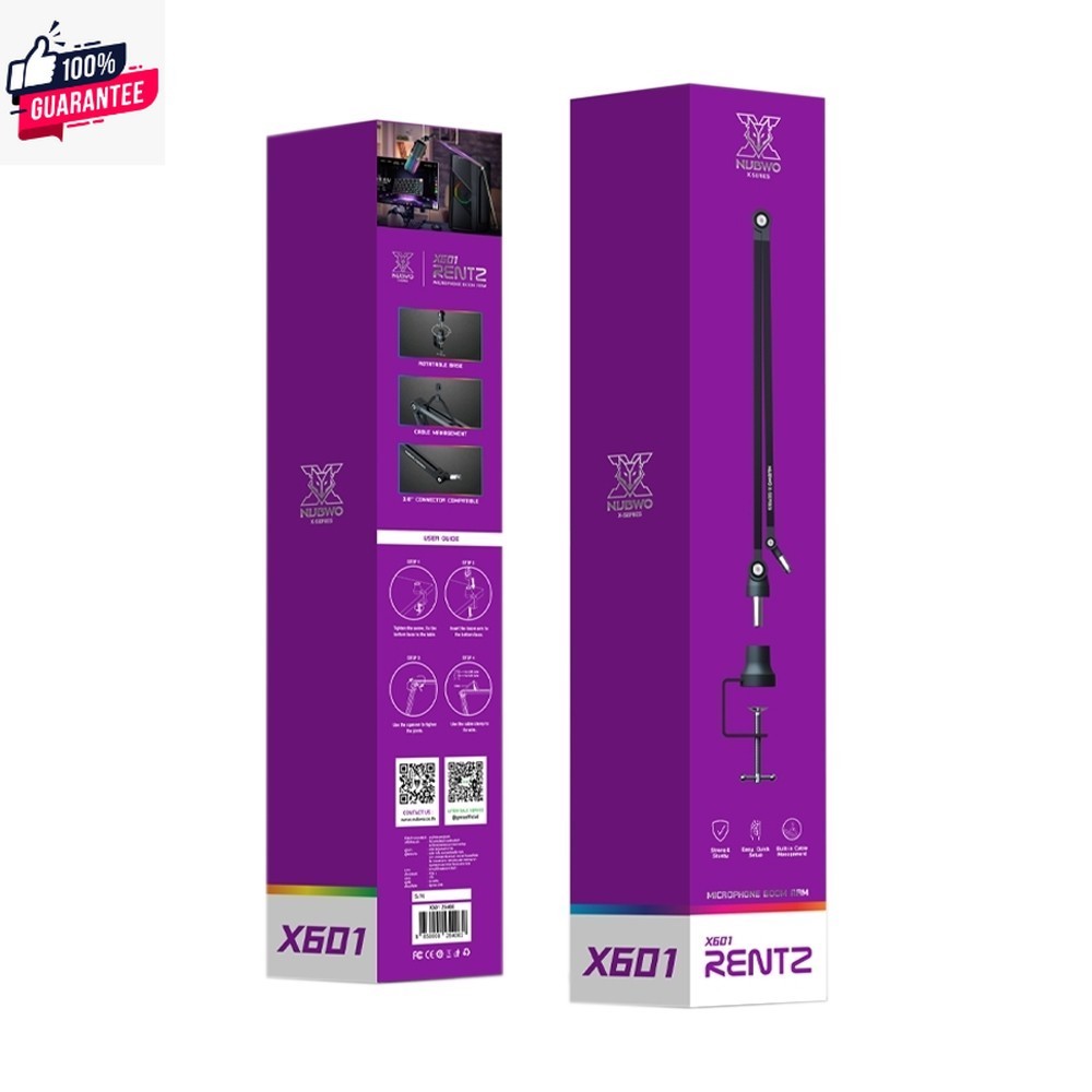ขาแขวนไมโครโฟน NUBWO X601 RENTZ Microphone Boom Arm ใช้ทนใช้งานง่าย | Shopee Thailand