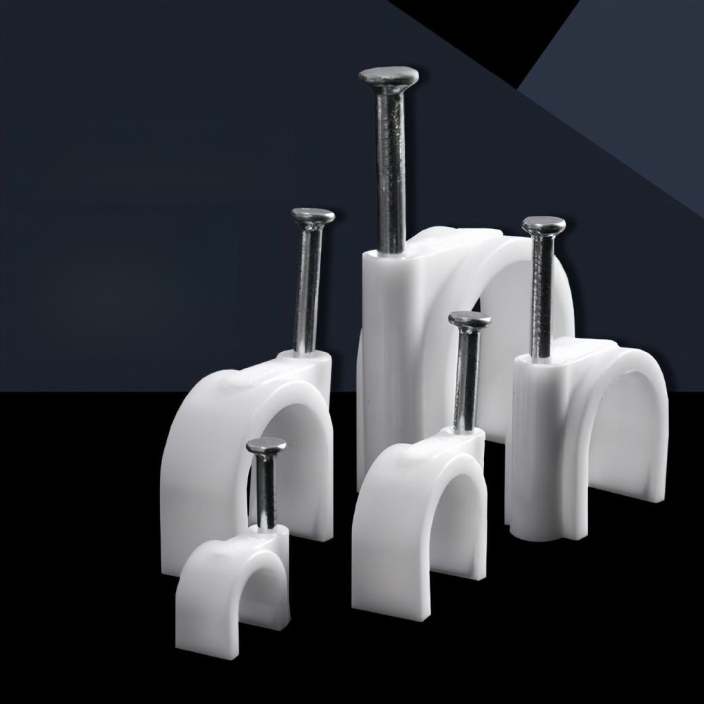 ตะปูเหล็กรูปตัว U คลิปลวดมีกาวในตัวไม่ต้องเจาะรูรูปตัวยู | Shopee Thailand