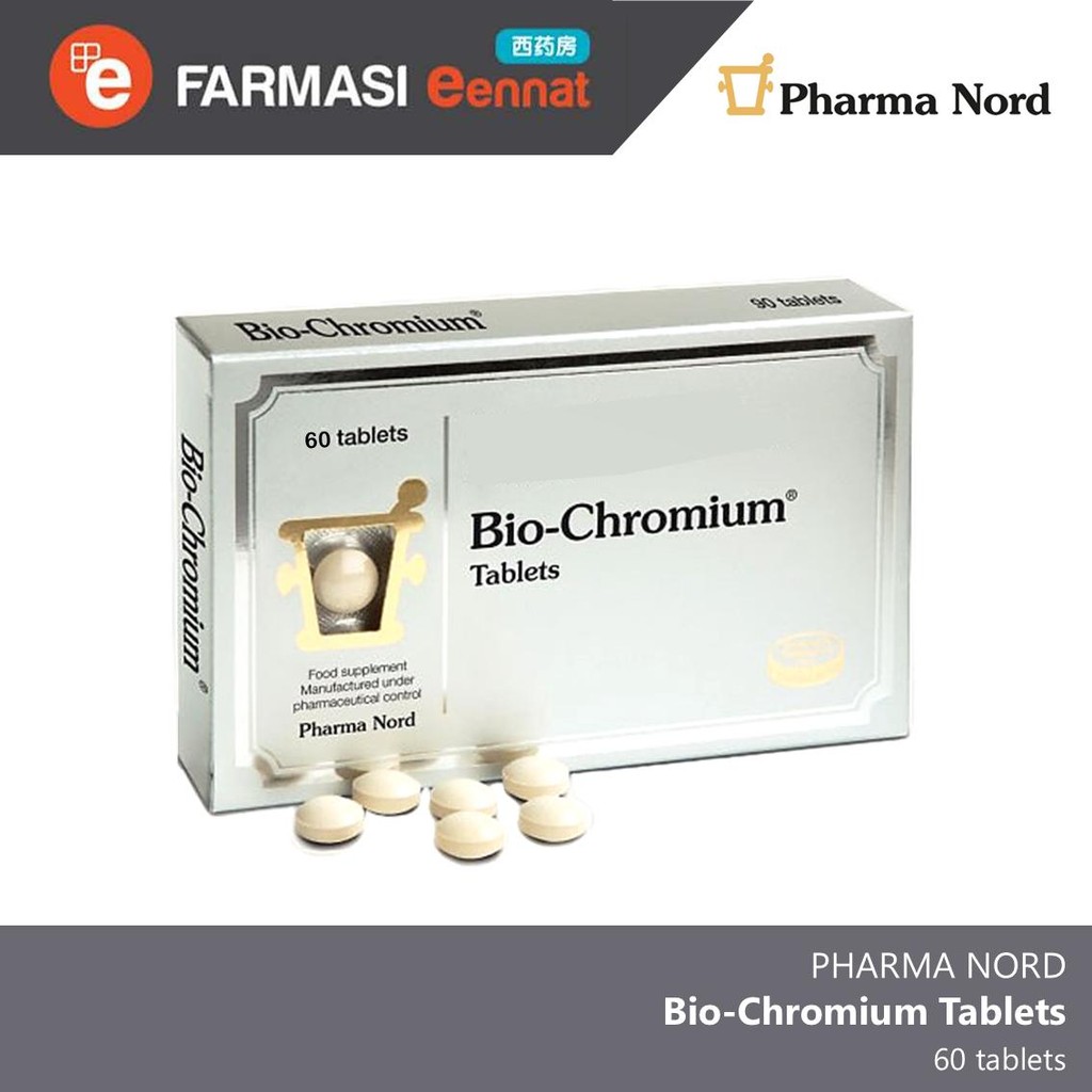 [Eennat Pharmacy] Pharma Nord Bio-Chromium Tablets (60s) | Shopee Thailand