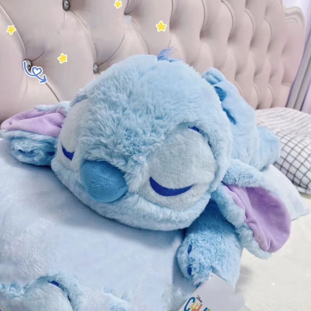 Stitch Winnie The Pooh ตุ๊กตาตุ๊กตาการ์ตูนสีชมพู Winnie Bear ตุ๊กตาสัตว์ Plushie หมอนนอนตุ๊กตา ...