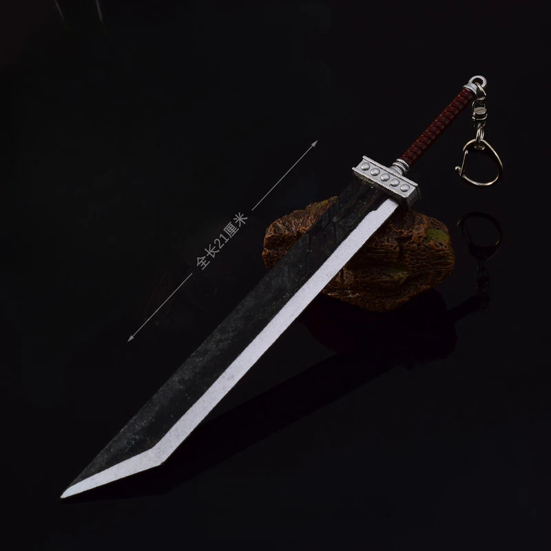 Fantasy Weapon Cloud Strife Buster Sword Meteorite F&F 22cm Metal Game ...