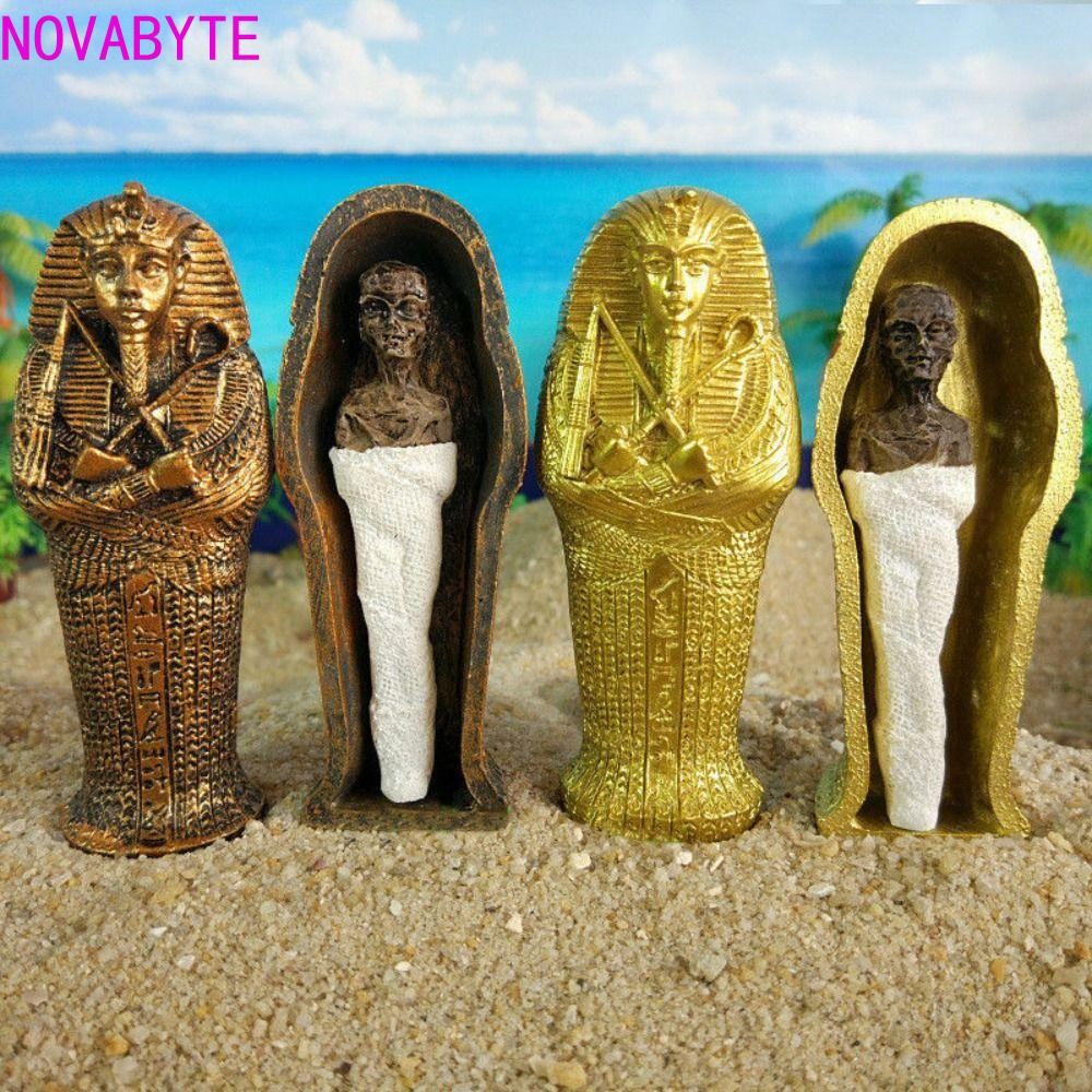 Novabyte ฟาโรห์รุ่นมัมมี่มินิเรซิ่นอียิปต์โลงศพขนาดเล็กหุ่น | Shopee ...