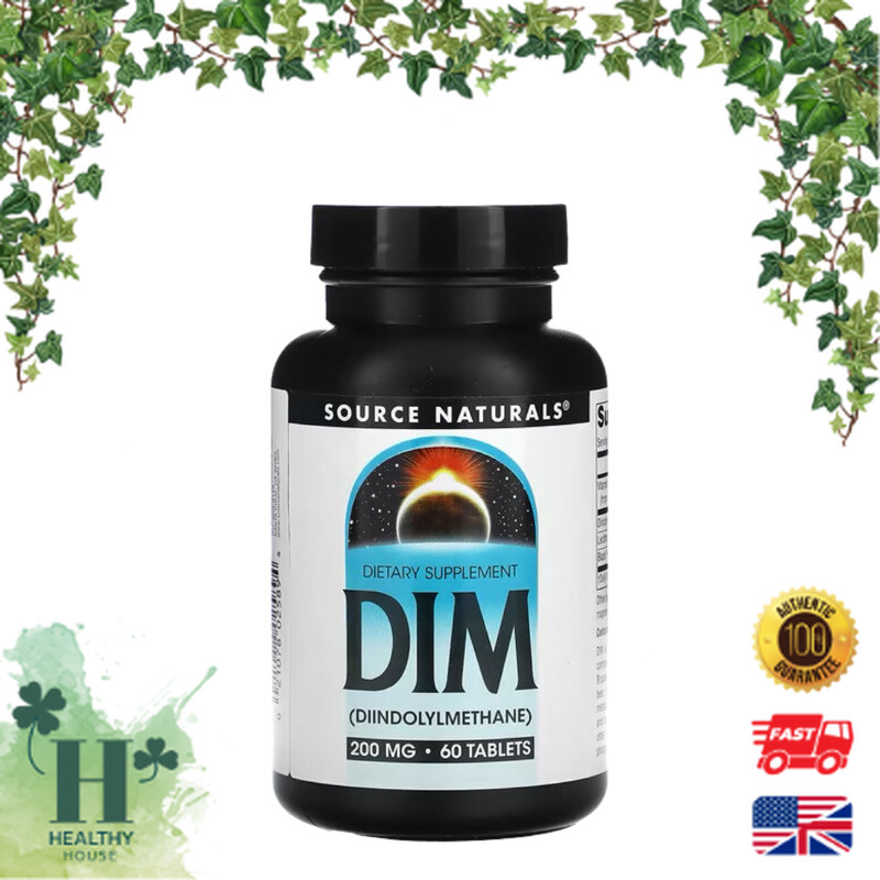 พร้อมส่ง DIM (Diindolylmethane) 60 เม็ด โดย Source Naturals | Shopee Thailand