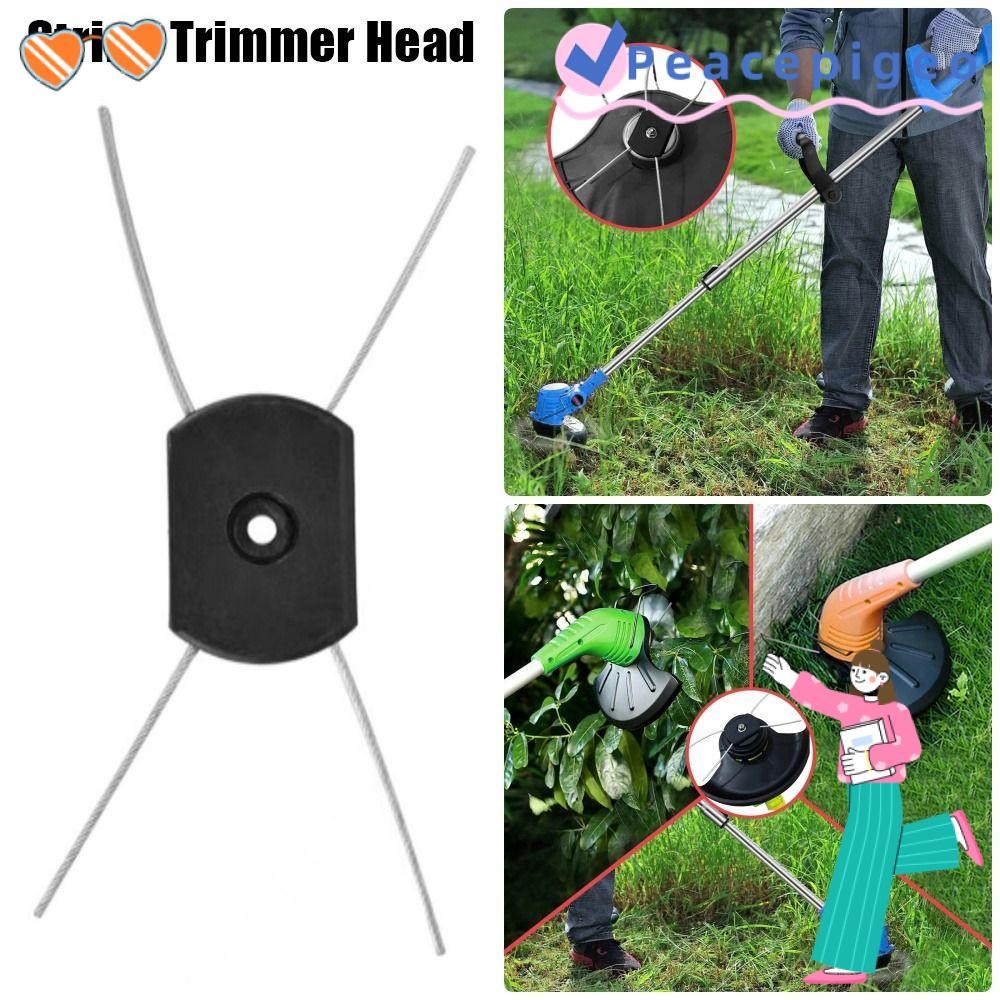 PEACEPIGEO 1 ชิ้น String Trimmer Head, ติดตั้งง่ายสําหรับเครื่องตัดหญ้าไร้สายเปลี่ยนหัว, อุปกรณ์ ...