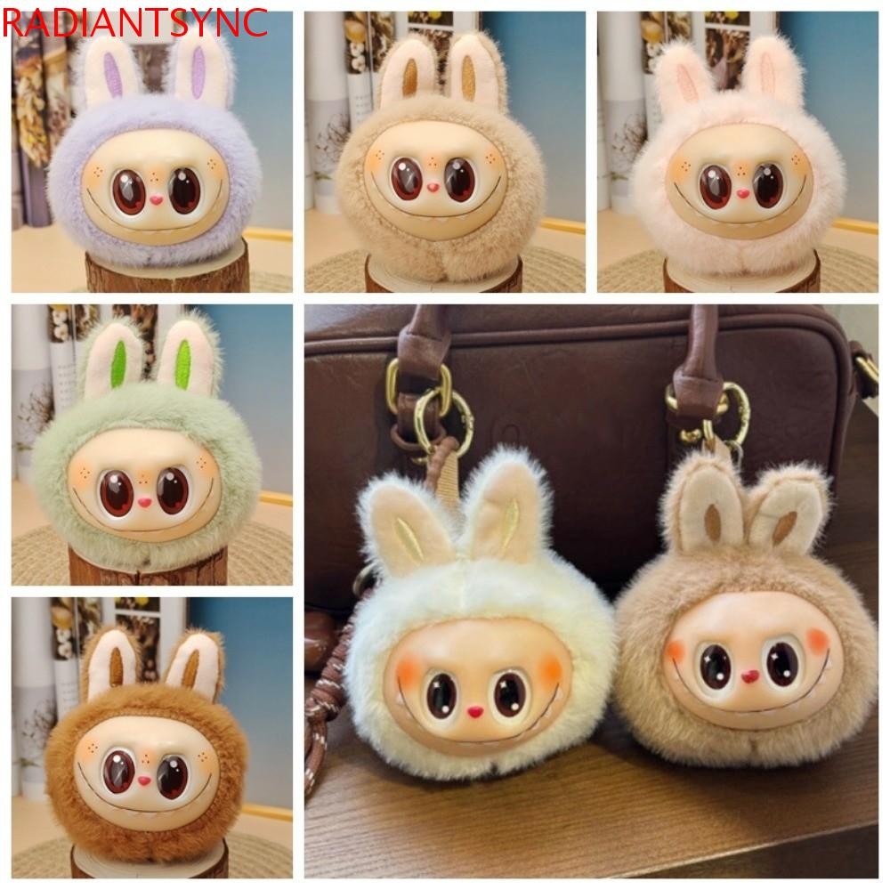 RADIANTSYNC Labbu รูปจี้, PP ผ้าฝ้ายปุย Labubu ตุ๊กตาพวงกุญแจ, จี้ตุ๊กตาคอลเลกชันสบายตกแต่ง ...