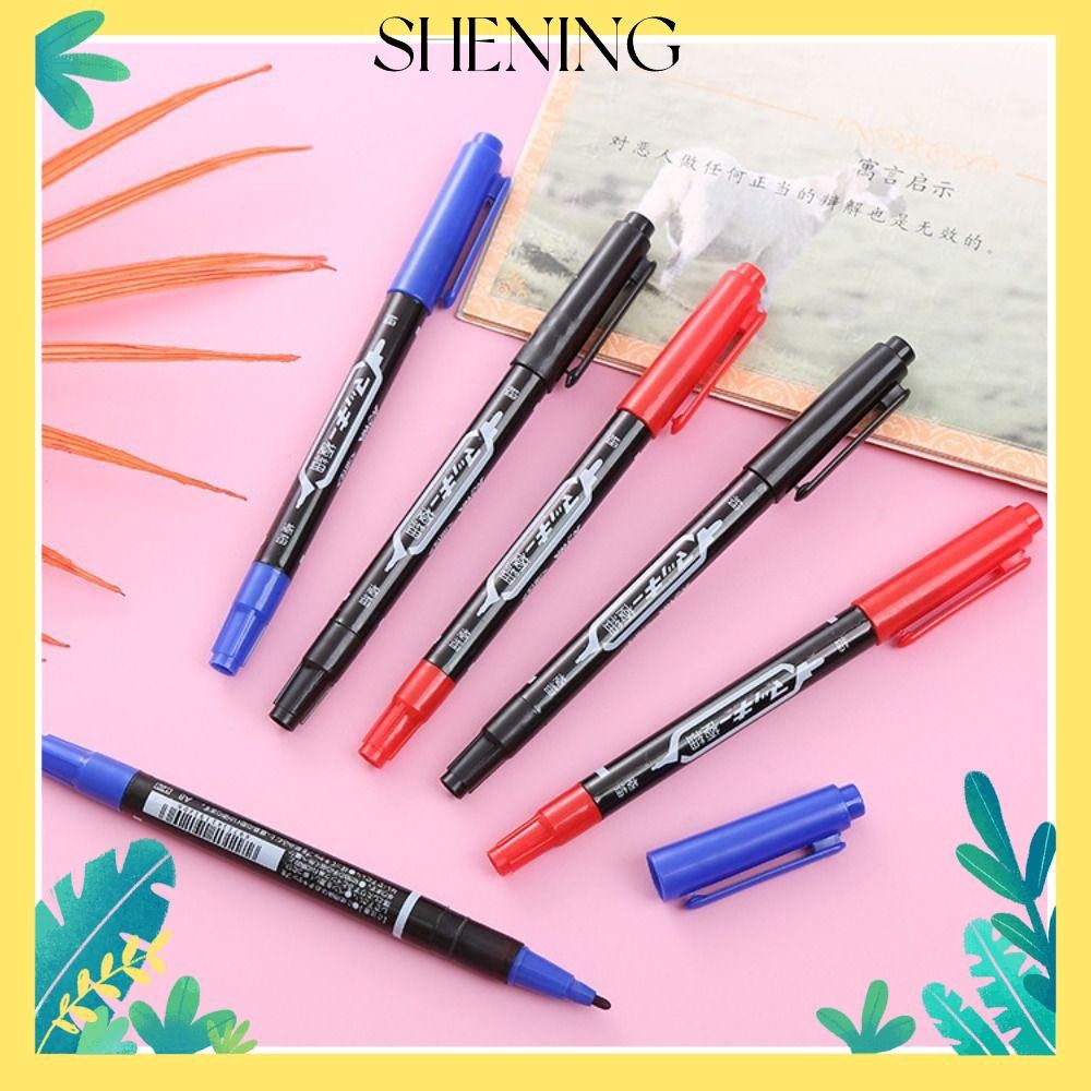 SHENING ปากกามาร์กเกอร์ 10 ชิ้น/กล่อง Fine Point Nib | Shopee Thailand