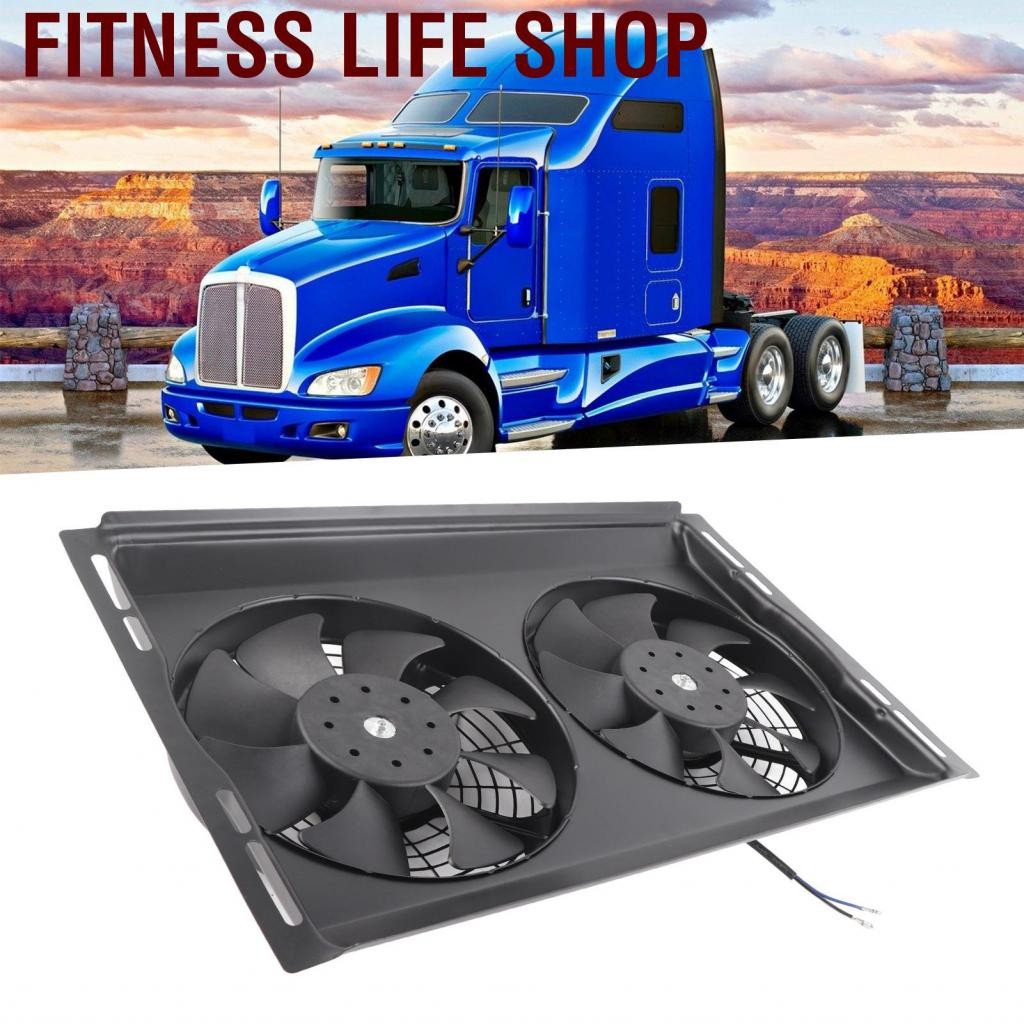 Fitness Life Shop-th 12V 80W Radiator Dual Cooling พัดลมเหล็กกรอบเหล็ก ...