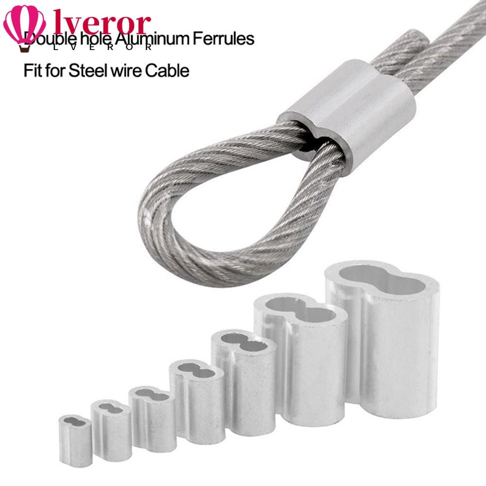 LVEROR 10-50 ชิ้นคลิปสาย, M1 ถึง M12 ฮาร์ดแวร์ Crimp Sleeve,ทนทาน ...