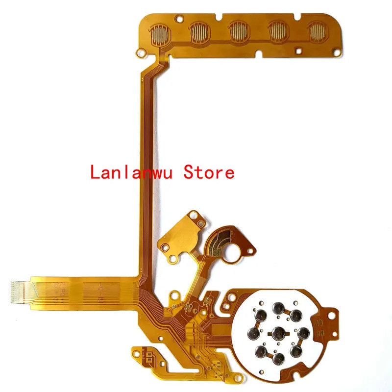 ใหม่ปุ่มคีย์บอร์ดฝาครอบด้านหลัง Flex Cable สําหรับ Nikon D700 Digital ...
