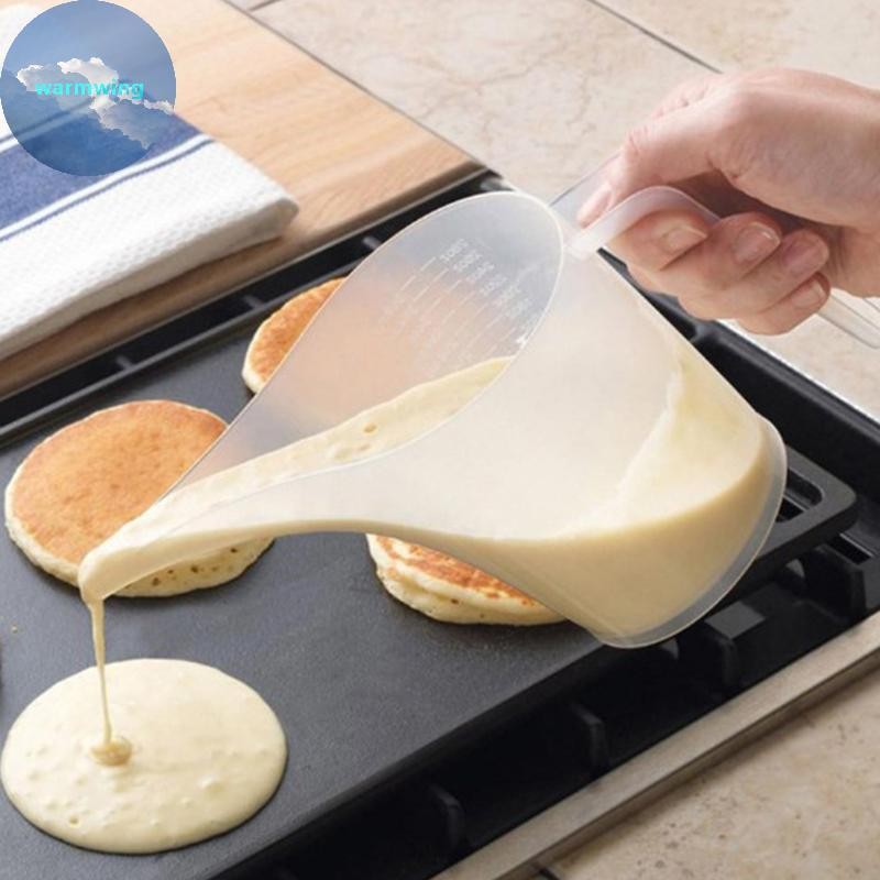 Warmwing 1000ml ปลายพลาสติกปากอบเค้ก Sharp Spout ช่องทางถ้วยตวงขนาดวัดเหยือก Pour Spout ...