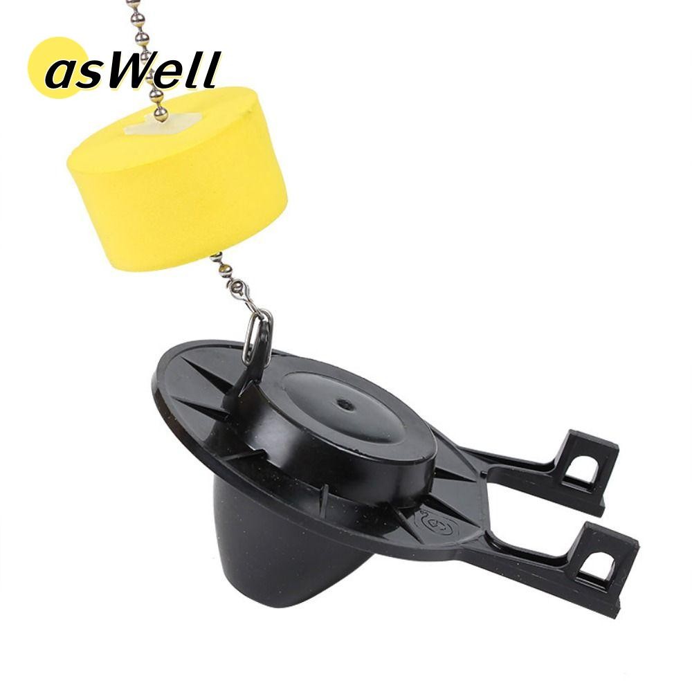 ASWELL ชุดเปลี่ยนพนังโถส้วม, US Standard Black Toilet Flapper, Flush ...