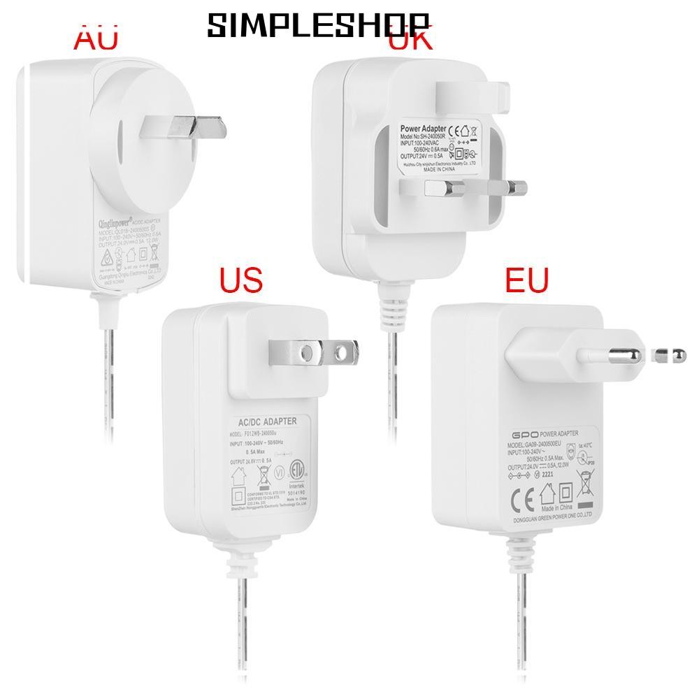 SIMPLESHOP อะแดปเตอร์จ่ายไฟแท่นชาร์จแบบพกพาอุปกรณ์เสริม 24V 650mA | Shopee Thailand