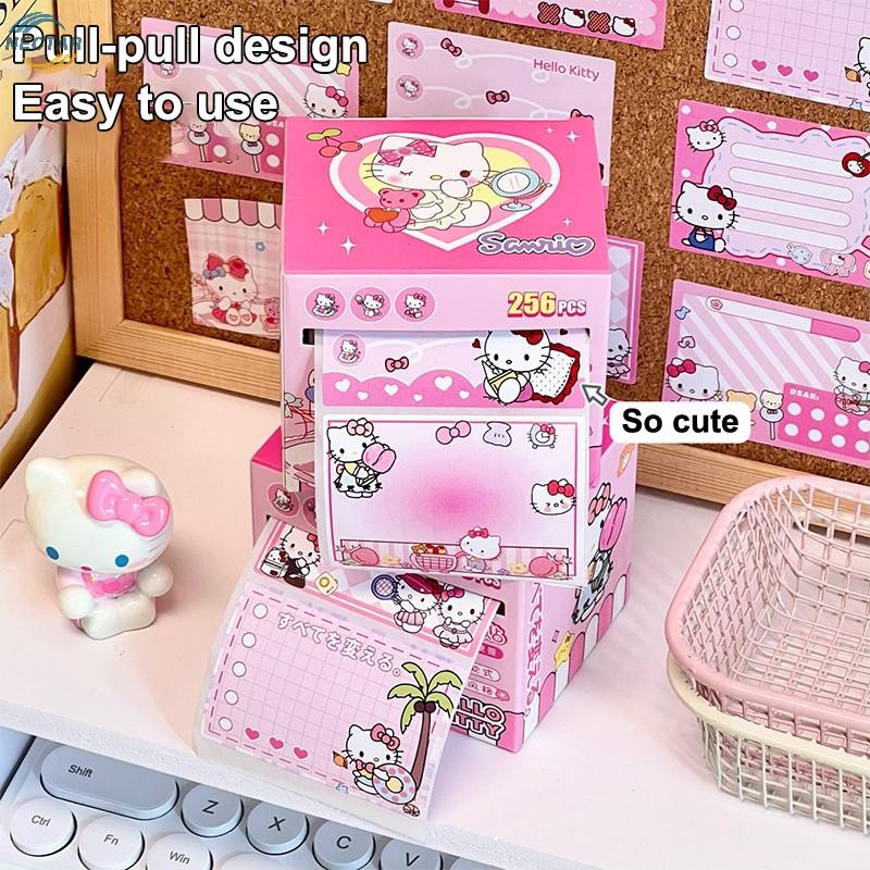 TAR Sanrio Hello Kitty Pull Out Post-It Note การ์ตูนน่ารักข้อผิดพลาด ...