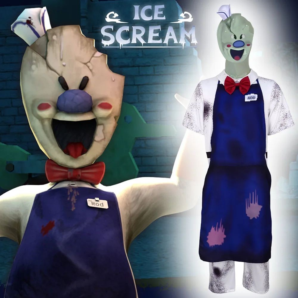 Ice Scream Rod เกมสยองขวัญ Jumpsuit เครื่องแต่งกายสำหรับผู้ชาย ผู้หญิง ...