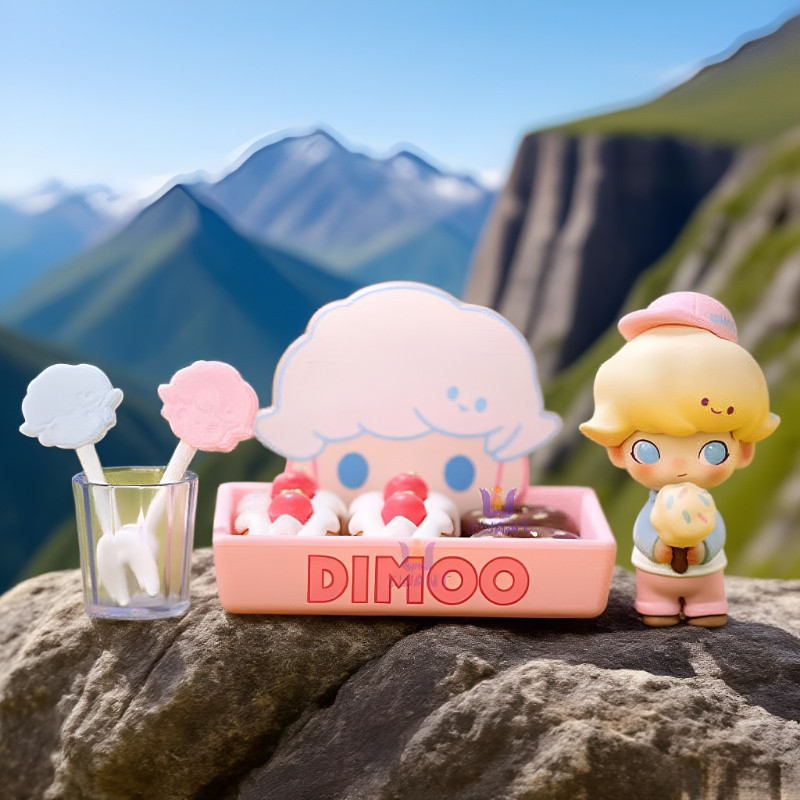 [ลับ] POPMART DIMOO Lets Go Outing Together Series Figures Mystery Box ...