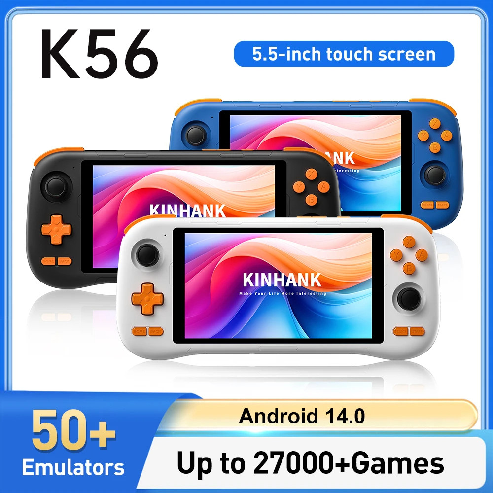 K56 หุ่นยนต์ 14 คอนโซลเกมมือถือย้อนยุค 5.5 นิ้วหน้าจอสัมผัสพร้อม ...