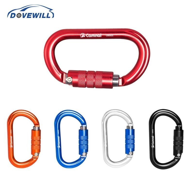 [Dovewill] คาราบิเนอร์ล็อคปีนเขาอลูมิเนียมกลางแจ้งความแข็งแรงสูง 25KN พร้อม 20 มม. | Shopee Thailand
