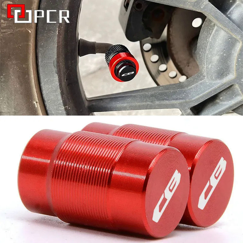 PC Aluminum MOTO Wheel Tire Valve caps Cover For Honda CB650R CB125R ...