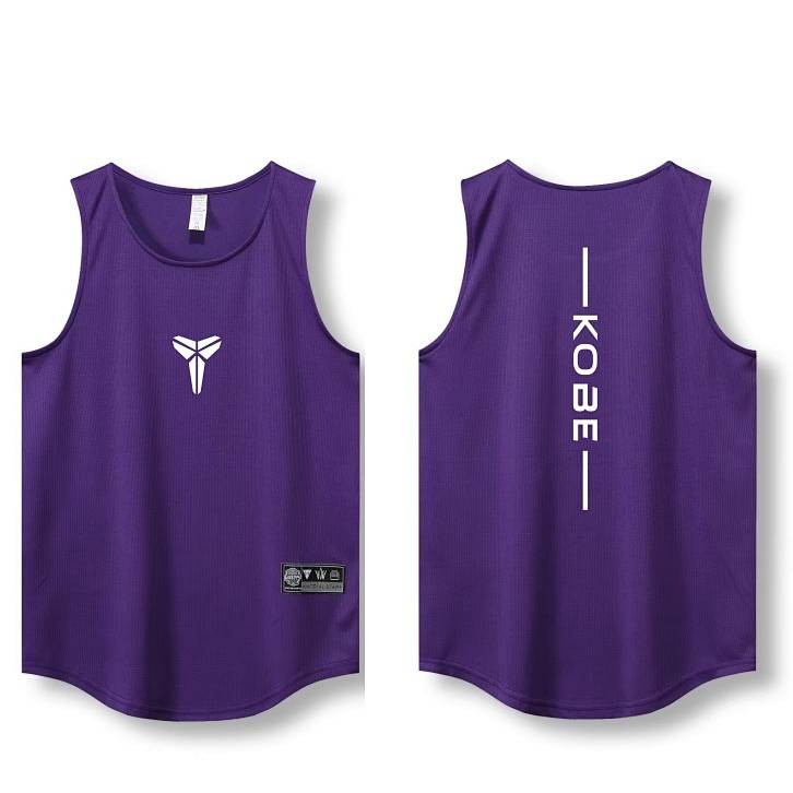 Sports Vest Men's Quick-Drying Jersey Kobe Printed Basketball Vest Men ...