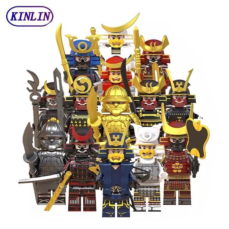 Samurai Action Figures Building Block ของเล่นญี่ปุ่นทหารยุคกลาง Samurai ...