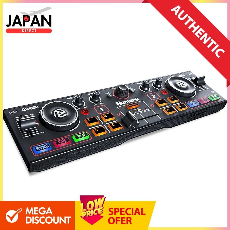 Numark Portable DJ Controller with Serato DJ Intro, built-in audio ...