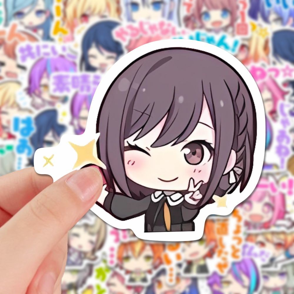 200 แผ่น!! Project:sekai อิโมจิ สติ๊กเกอร์เคสโทรศัพท์ สติ๊กเกอร์กันน้ํา ...