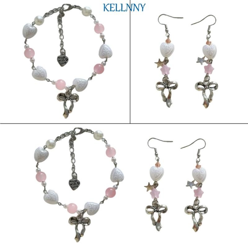 Kelln สร้อยข้อมือลูกปัดกุทัณฑ์ที่ไม่ซ้ํากันพร้อมความยาวปรับได้ Dainty ...