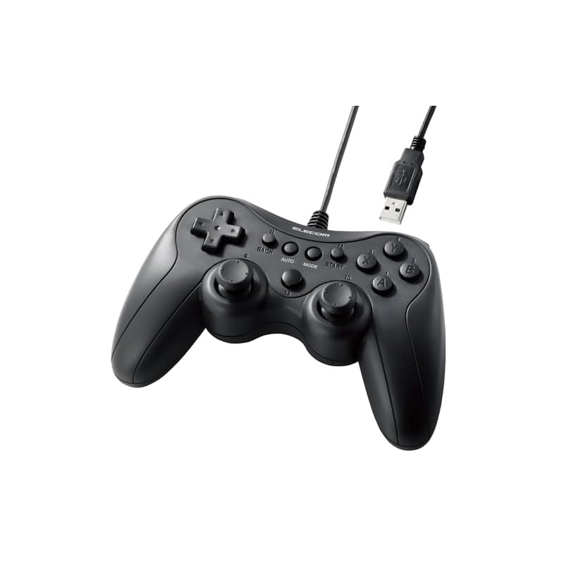 《JAPAN》★Wired Xinput Gamepad with Rapid Fire and Stick Mode Switching ...