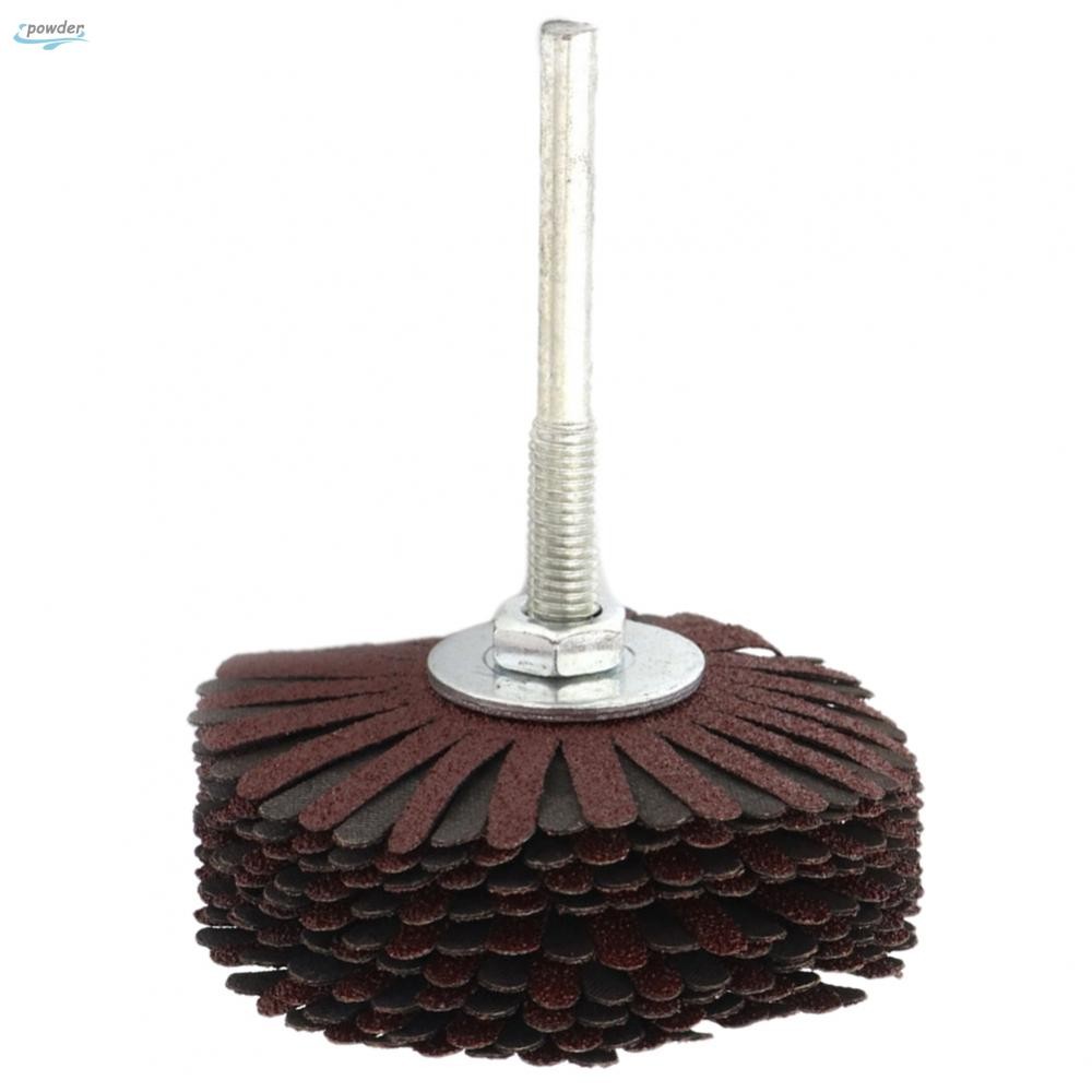 【POWE】Easily Attachable 80mm Sandpaper Grinding Flap Wheel for Various ...