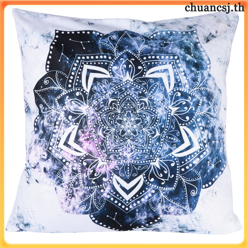 Theow หมอนโซฟาตกแต่งโยน Elegant ปลอกหมอนในครัวเรือน Mandala Vintage ...