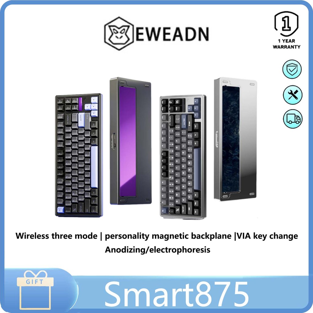 EWEADN Smart875 Aluminum Turd custom finished mechanical keyboard ...