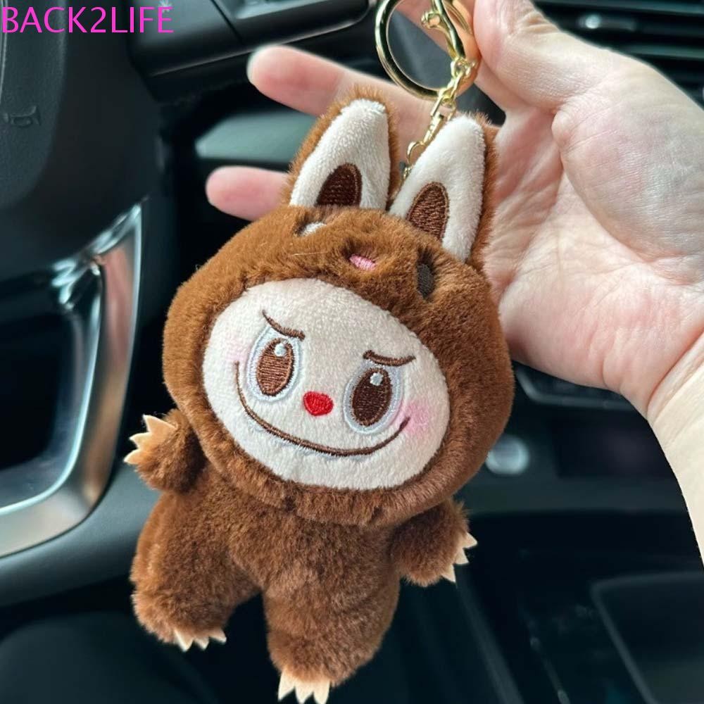 Back2life Labubu Key Ring, PP Cotton Rabbit Cross Dressing Labubu Doll ...