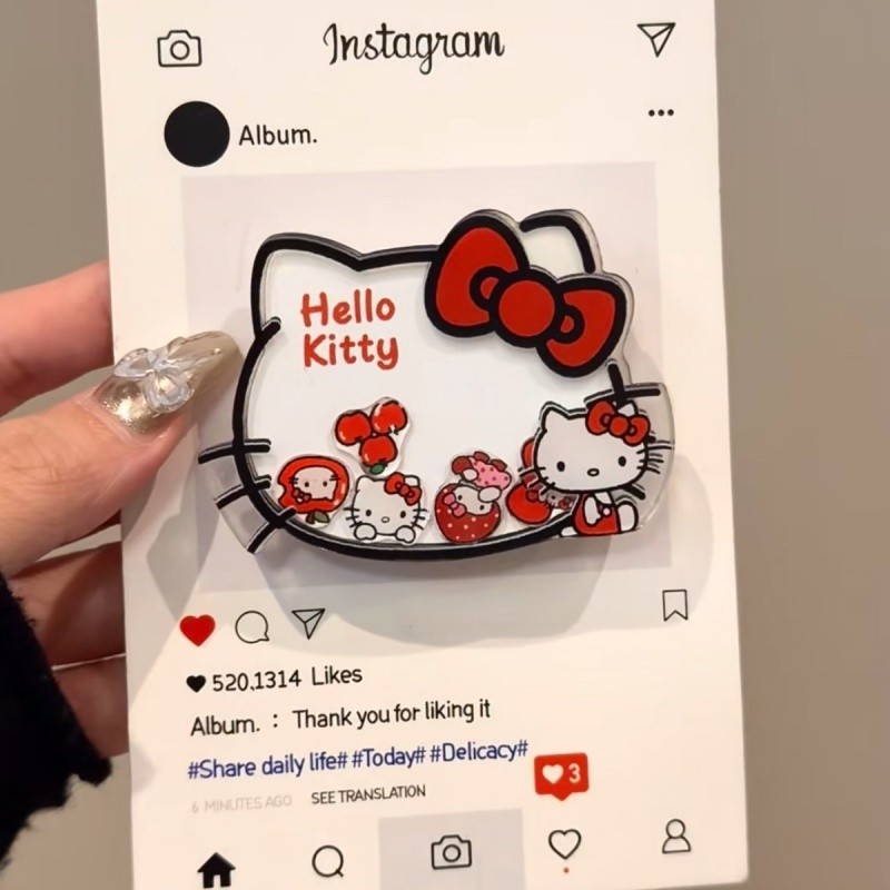 Hello Kitty NS Airbag Phone Holder Lazy Artifact Retractable Cute ...
