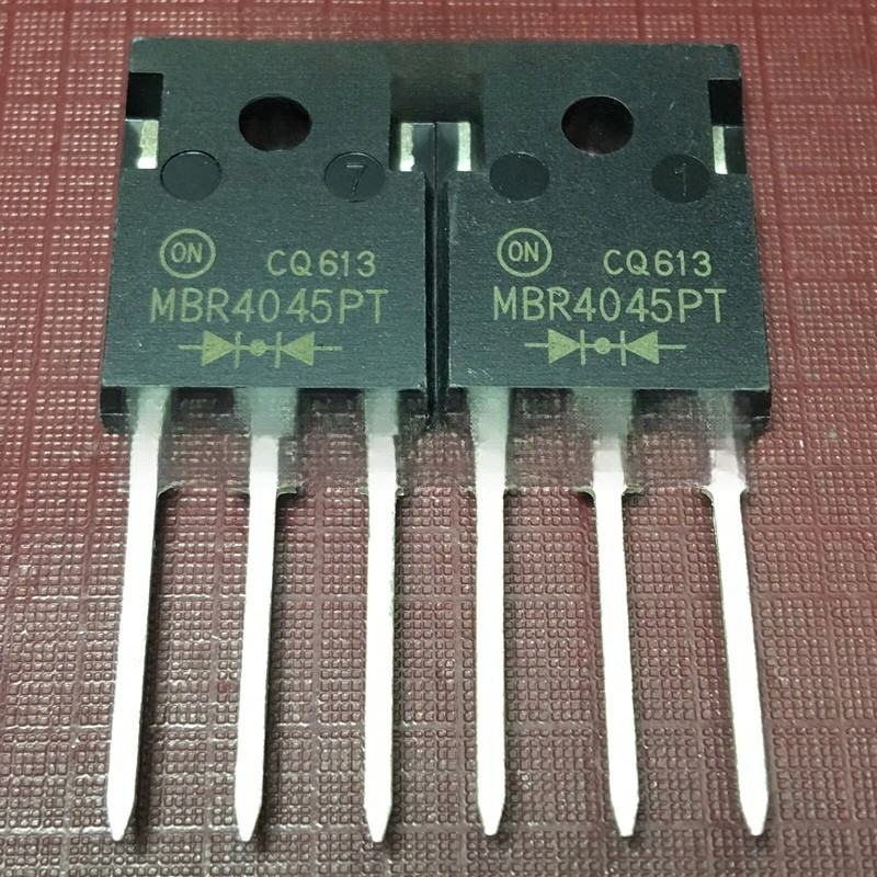 ((1 ชิ้น) ชิ้นส่วนอิเล็กทรอนิกส์ MBR4045PT คลังสินค้าพร้อม TO-247 Shoteki Diode 450V 40A ...