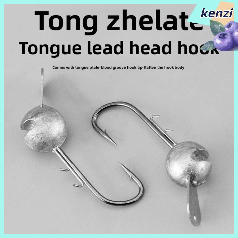 KENZI Enhanced Bait Action Hook, เหล็กคาร์บอนสำหรับล่อหนอนนิ่ม ขนาด ...
