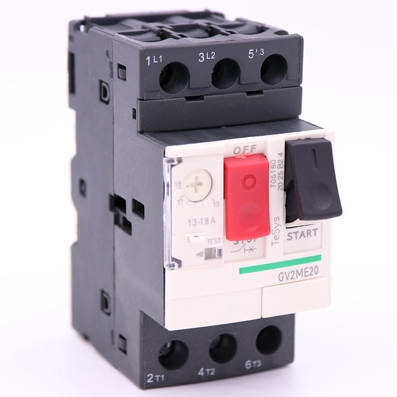 GV2ME20 3P 13-18A Thermal magnetic Screw clamp terminals Motor circuit ...