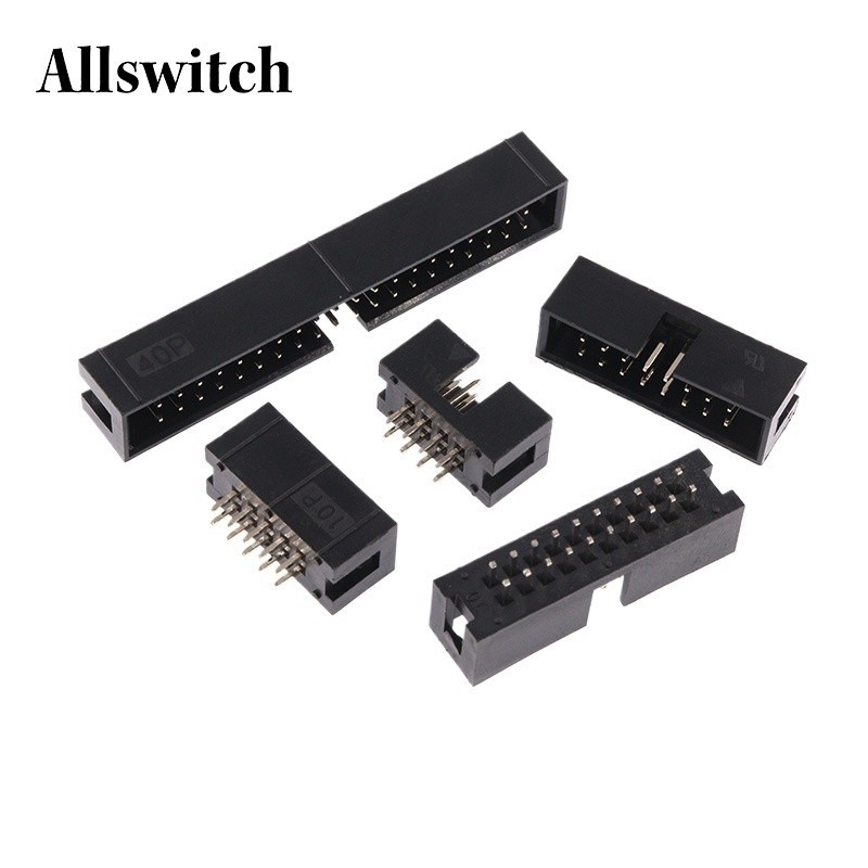 10pcs DC3 JTAG ISP ซ็อกเก็ต 2.54 มม. IDC กล่อง Header Connector 6 P/8 P ...