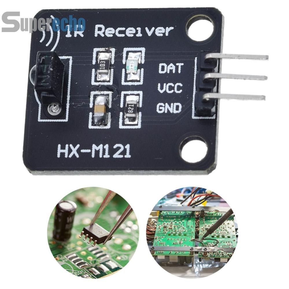 โมดูลส่งสัญญาณอินฟราเรด IR 5V IR โมดูลเซ็นเซอร์รับสัญญาณอินฟราเรด ...